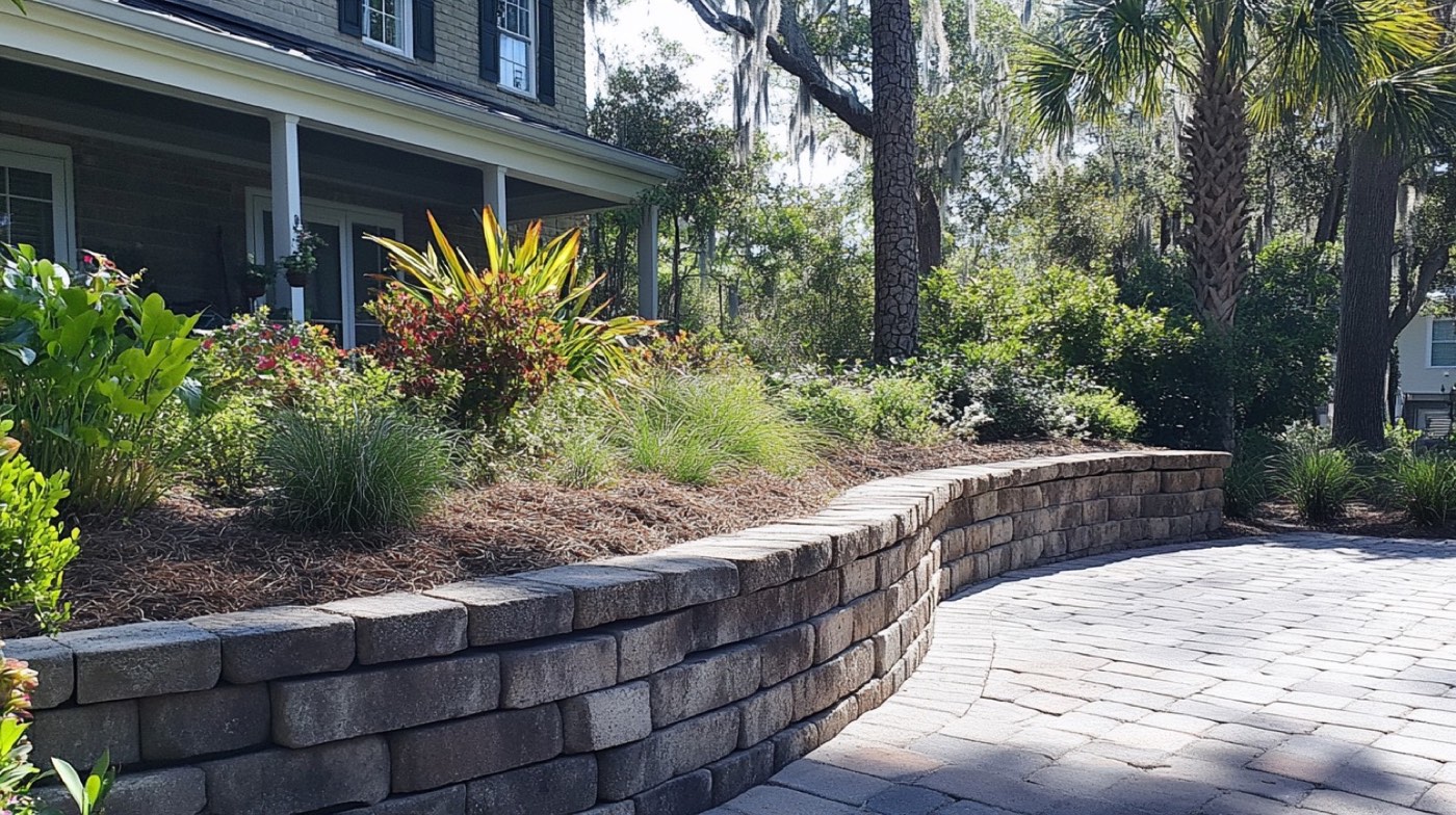 Retaining Wall Install in Charleston, SC | Carolina Paver